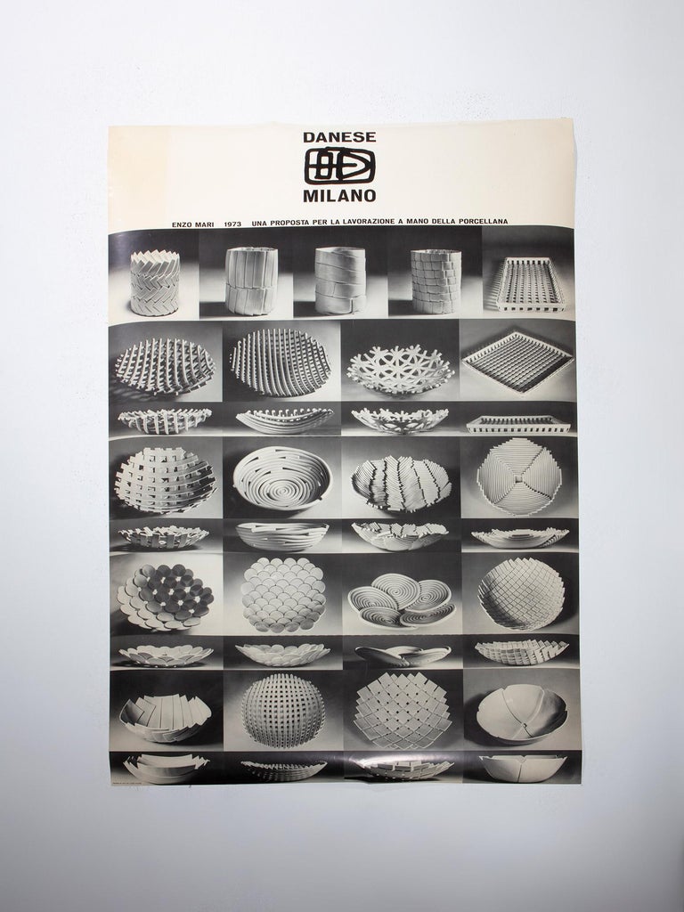 Enzo Mari Danese Original Poster, 1973 | Compasso