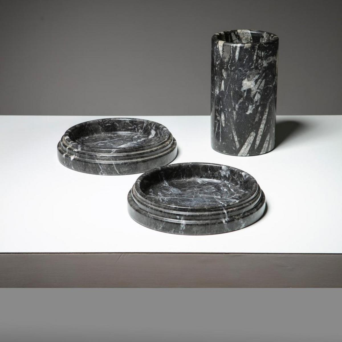 Set of Three Marble Centerpieces | Compasso
