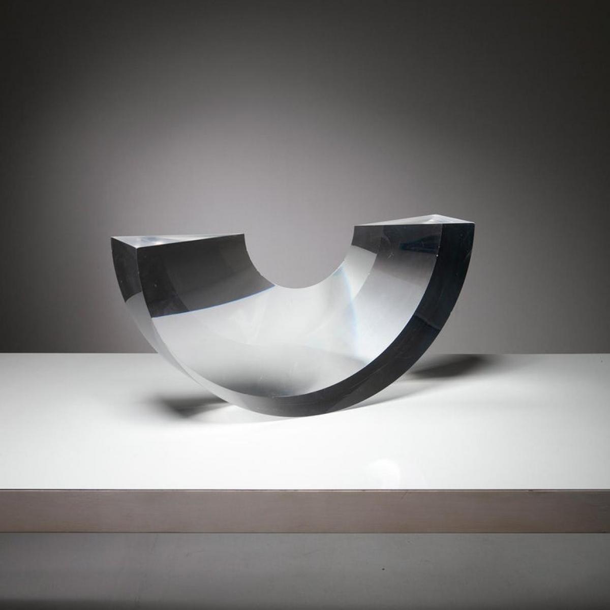Large "Arco" Plexiglass Sculpture by Alessio Tasca for Fusina | Compasso